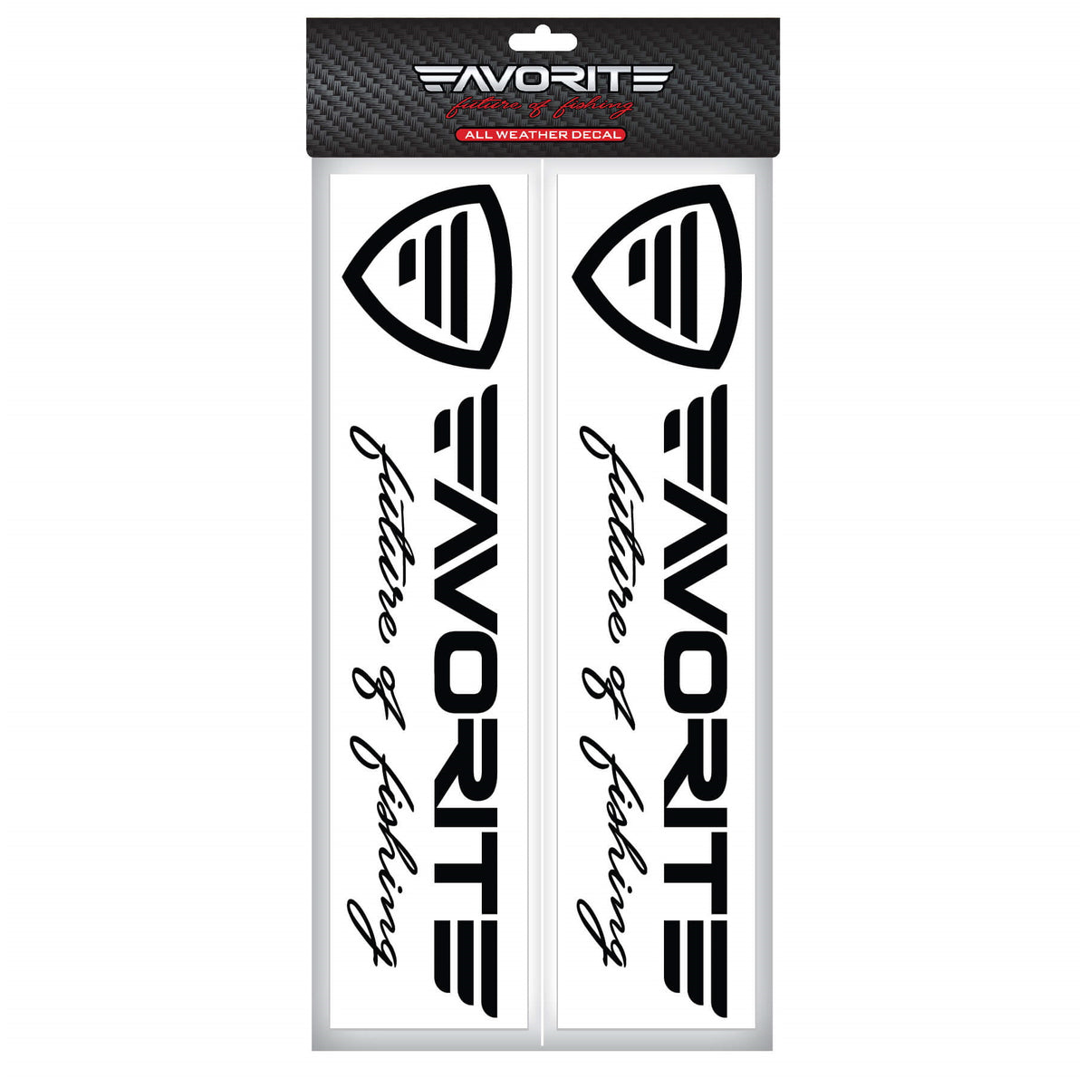 Favorite Logo Decal, Black, 12x2.5 | Favorite Army